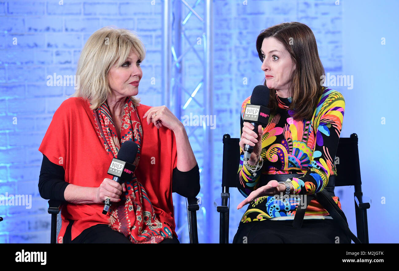 Joanna Lumley and Amanda Berry at a BUILD event at Shropshire House ...
