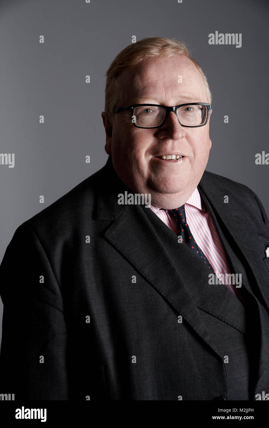 Simon Heffer at the Oldie Literary Lunch 08/02/18 Stock Photo - Alamy