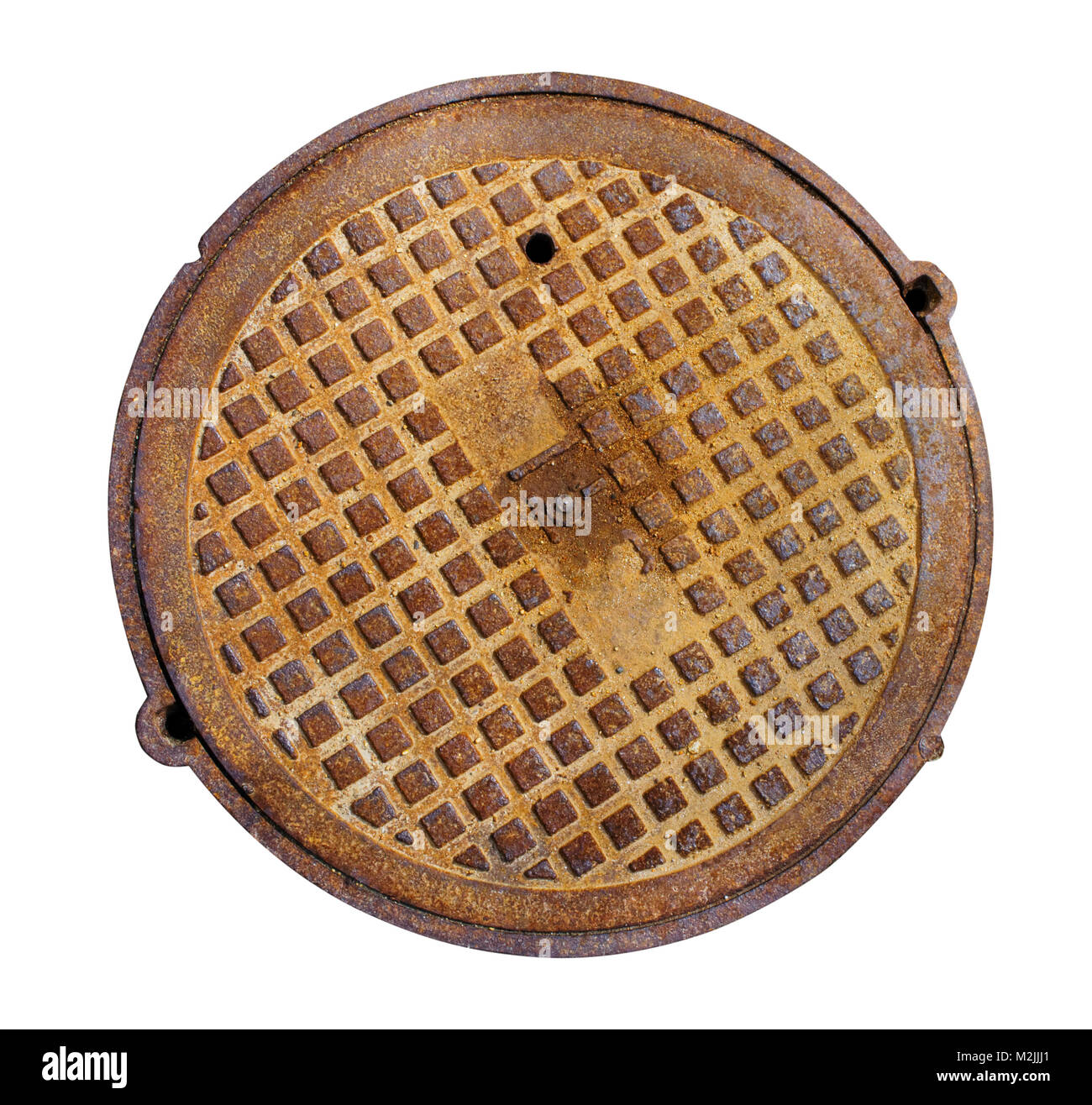Manhole top view Cut Out Stock Images & Pictures - Alamy