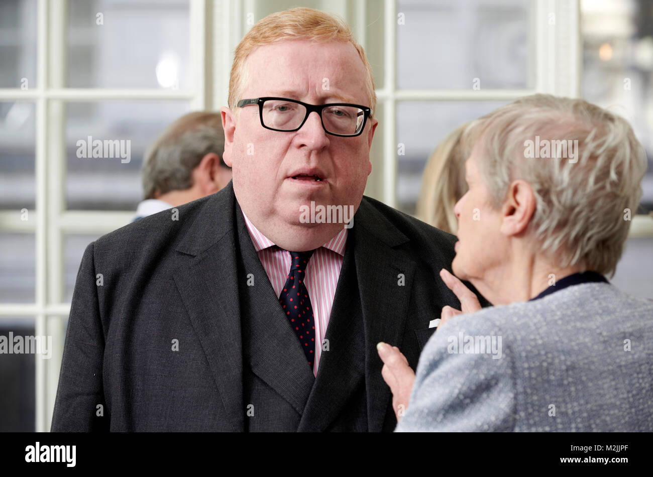 Simon Heffer at the Oldie Literary Lunch 08/02/18 Stock Photo - Alamy