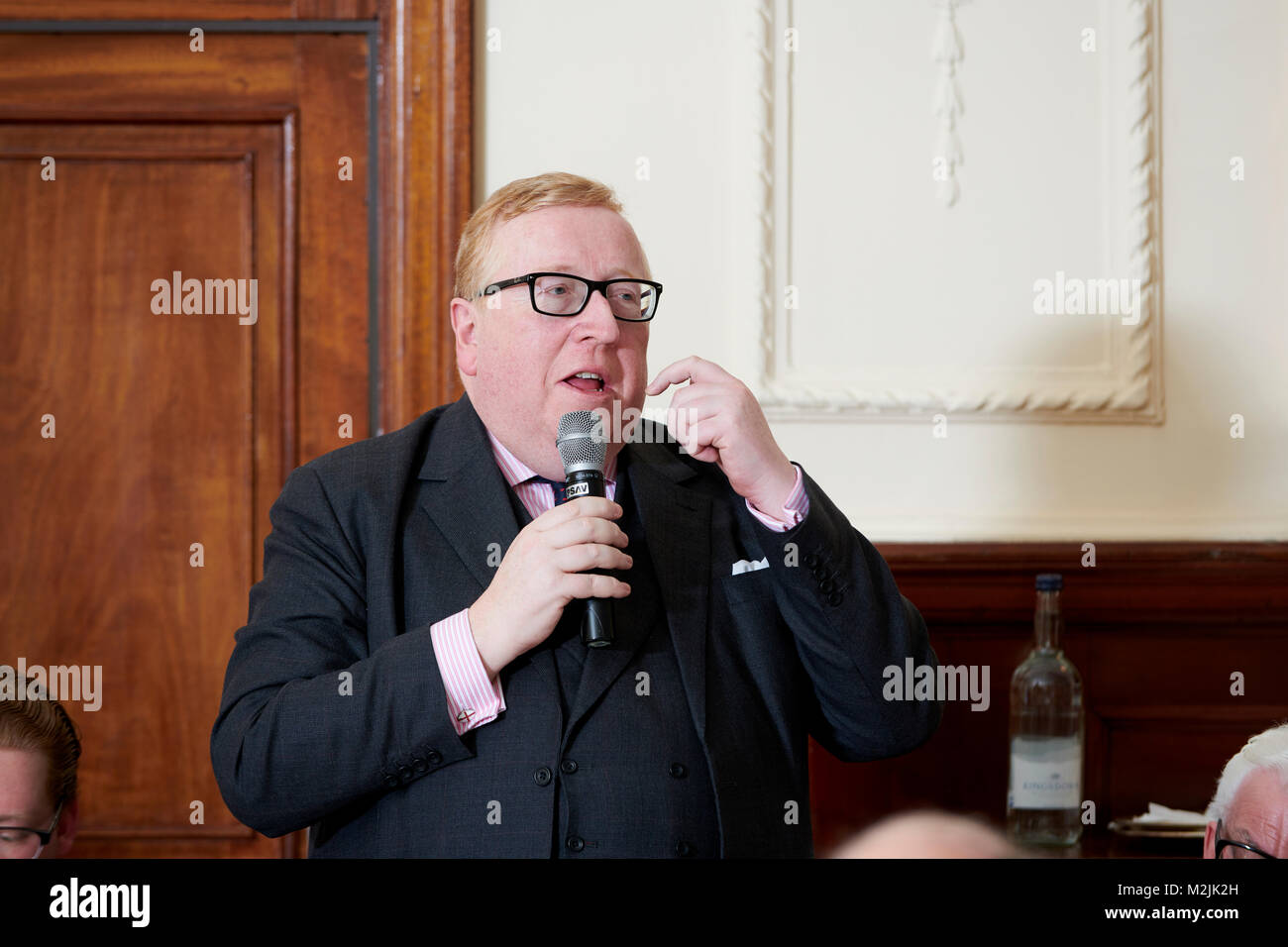 Simon Heffer at the Oldie Literary Lunch 08/02/18 Stock Photo - Alamy