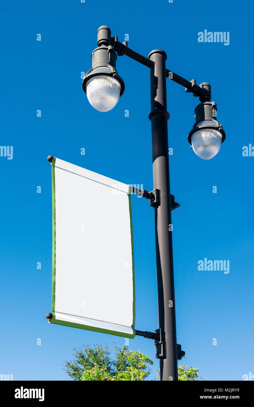 Lamp post banner hi-res stock photography and images - Alamy