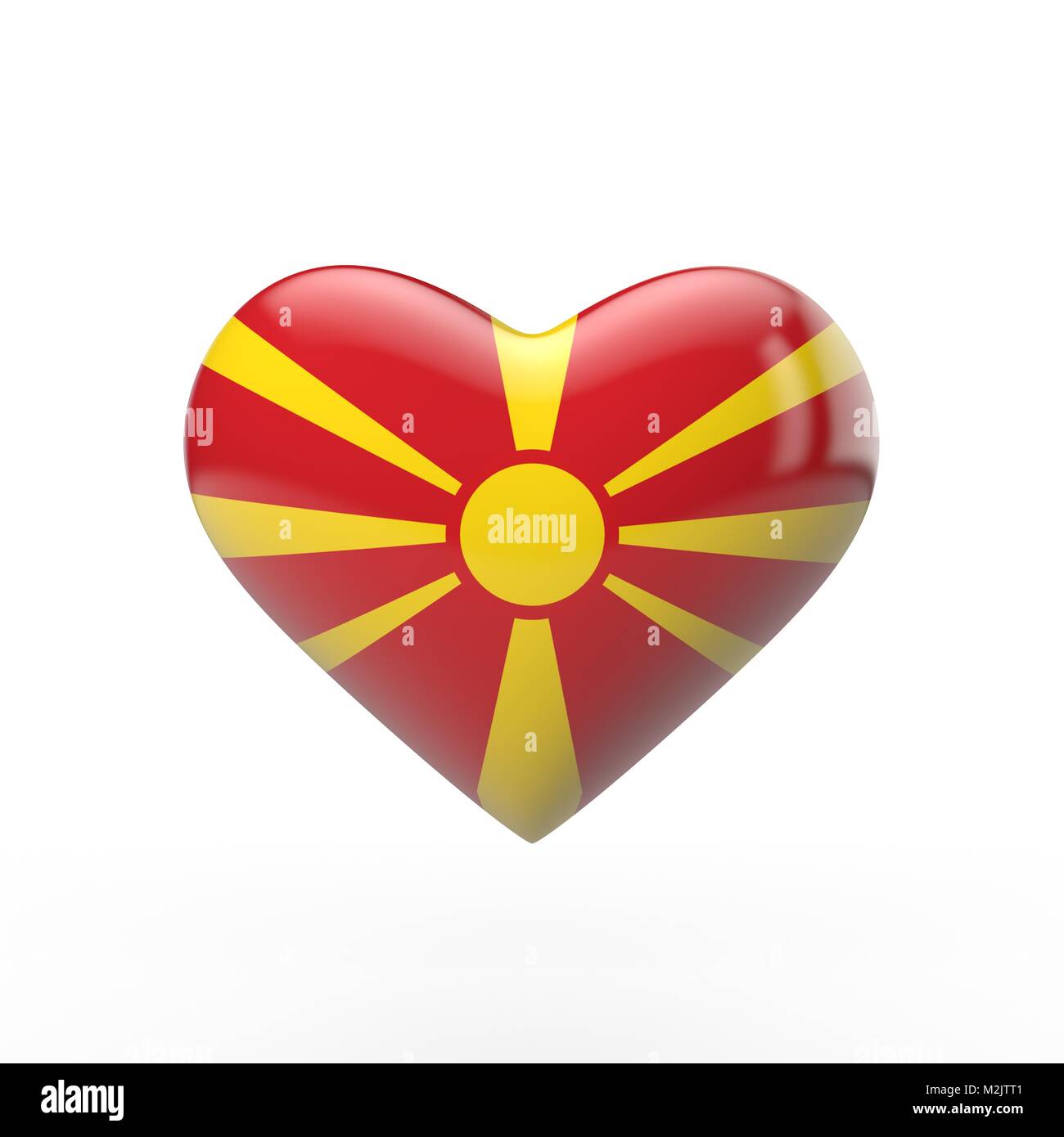 Love macedonia symbol 3d hi-res stock photography and images - Alamy