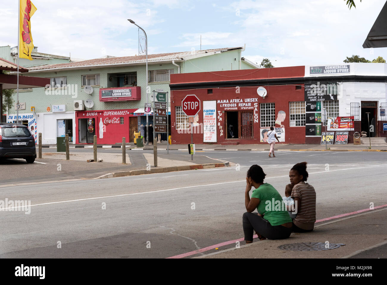 Town centre of Darling in the Western Cape region of South Africa ...