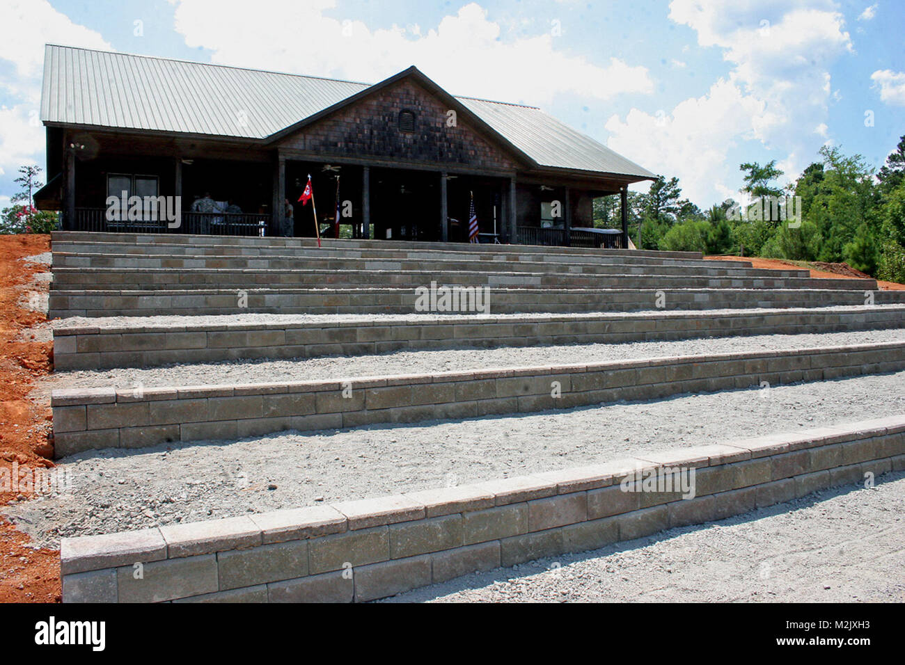 New amphitheater at the Knox Scout Camp by Georgia National Guard Stock ...