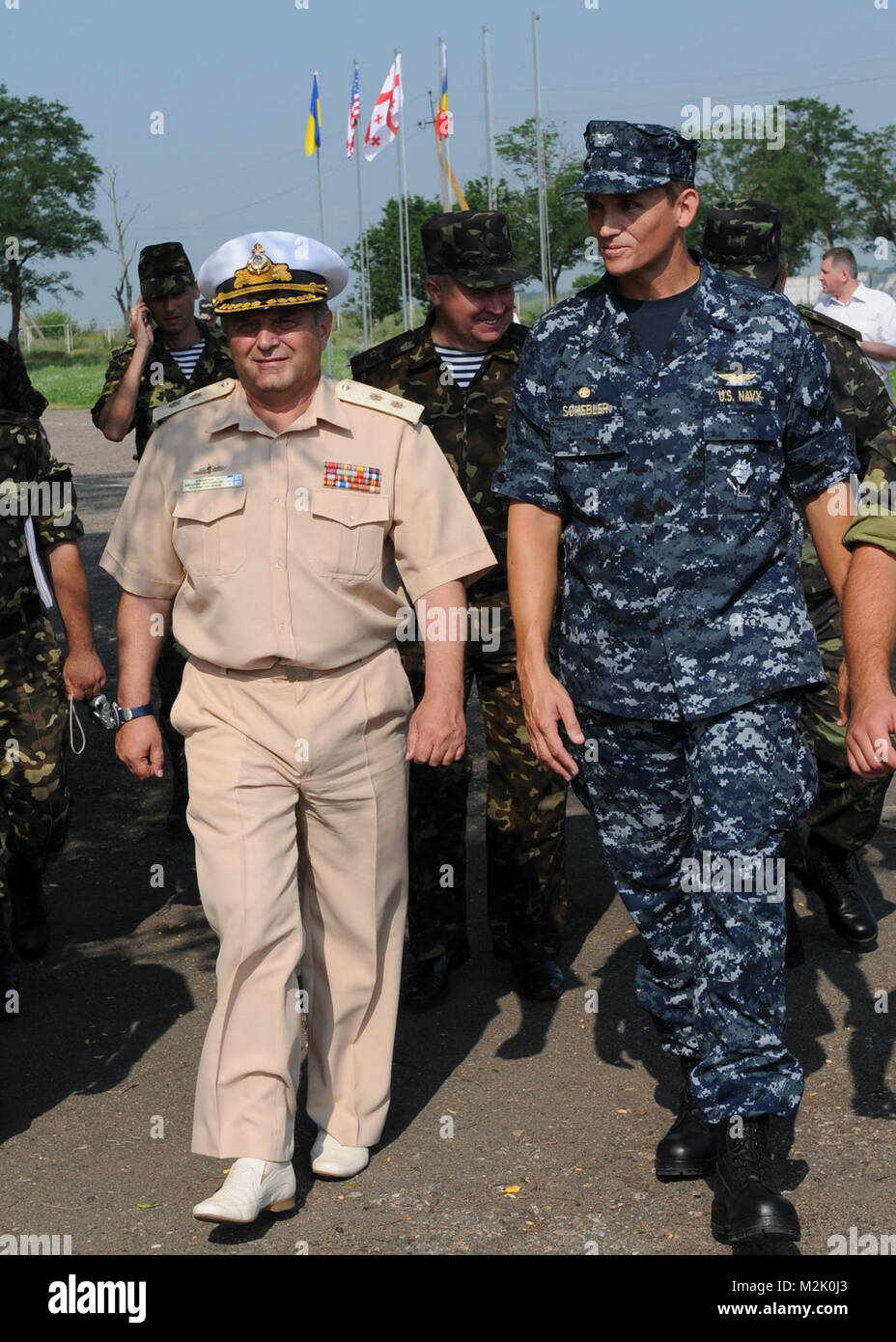 2010 ncommodore daniel schebler recieves a tour of the ukrainian hi-res ...