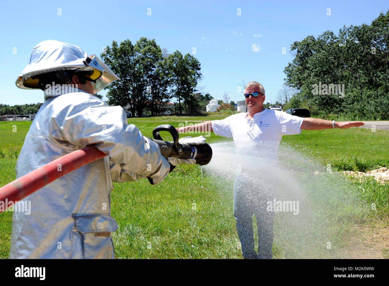 Fire Fighters by Texas Military Department Stock Photo - Alamy