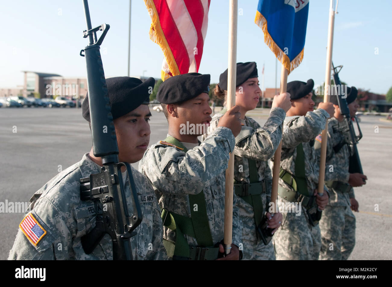 Spc. Adael Felix, Pfc. Jeron Humphrey, Pfc. Cassandra Holloway, Spc ...