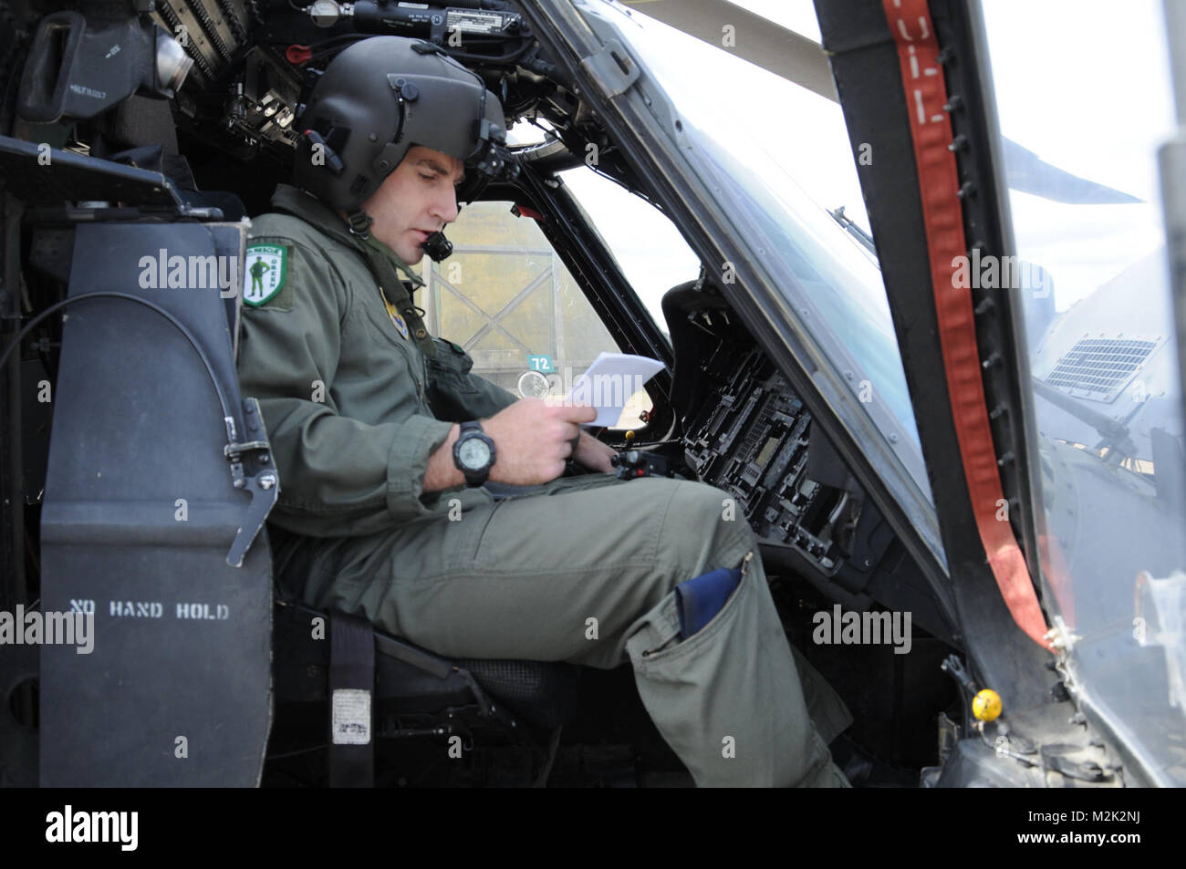 Air Force pilot performs pre-flight check by EUCOM Stock Photo - Alamy