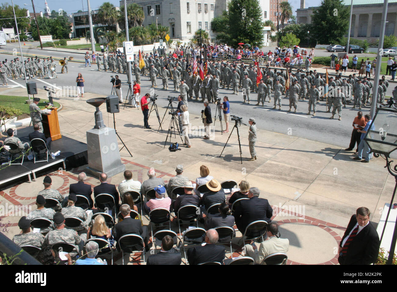Major Gen. Terry Nesbitt addresses Macon at official 48th IBCT welcome ...
