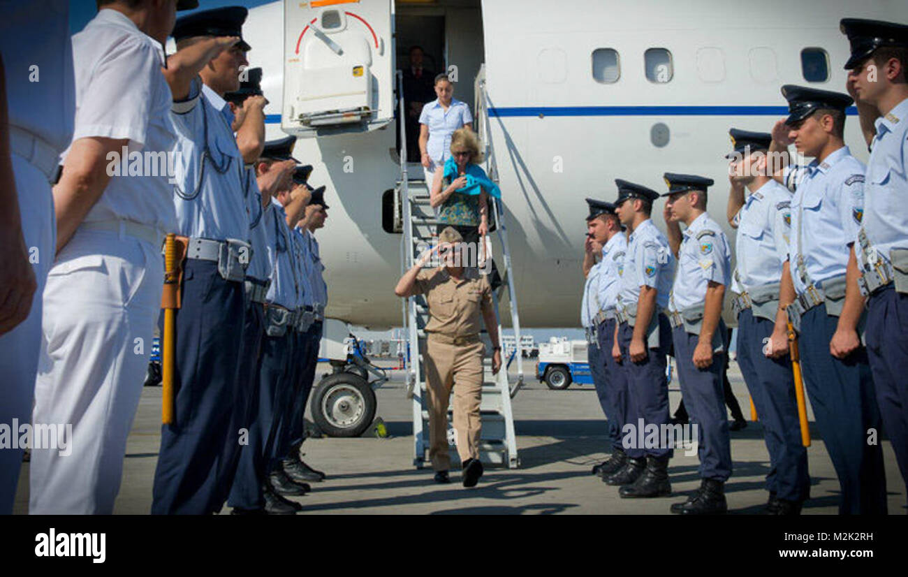Supreme Allied Commander Europe lands in Greece by EUCOM Stock Photo ...