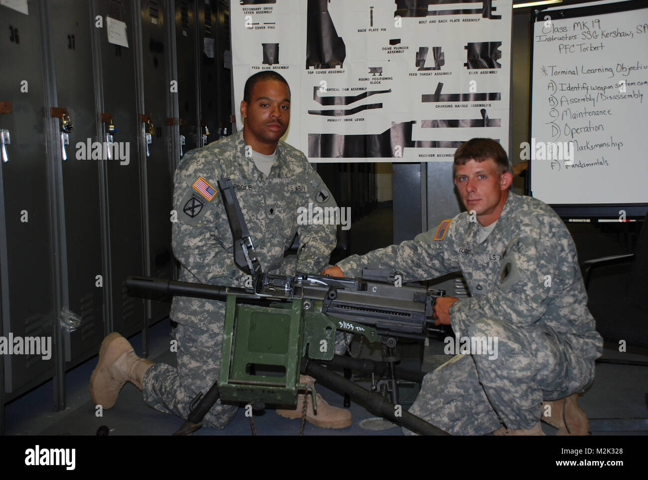 MK19 Grenade Machine Gun by Delaware National Guard Stock Photo - Alamy