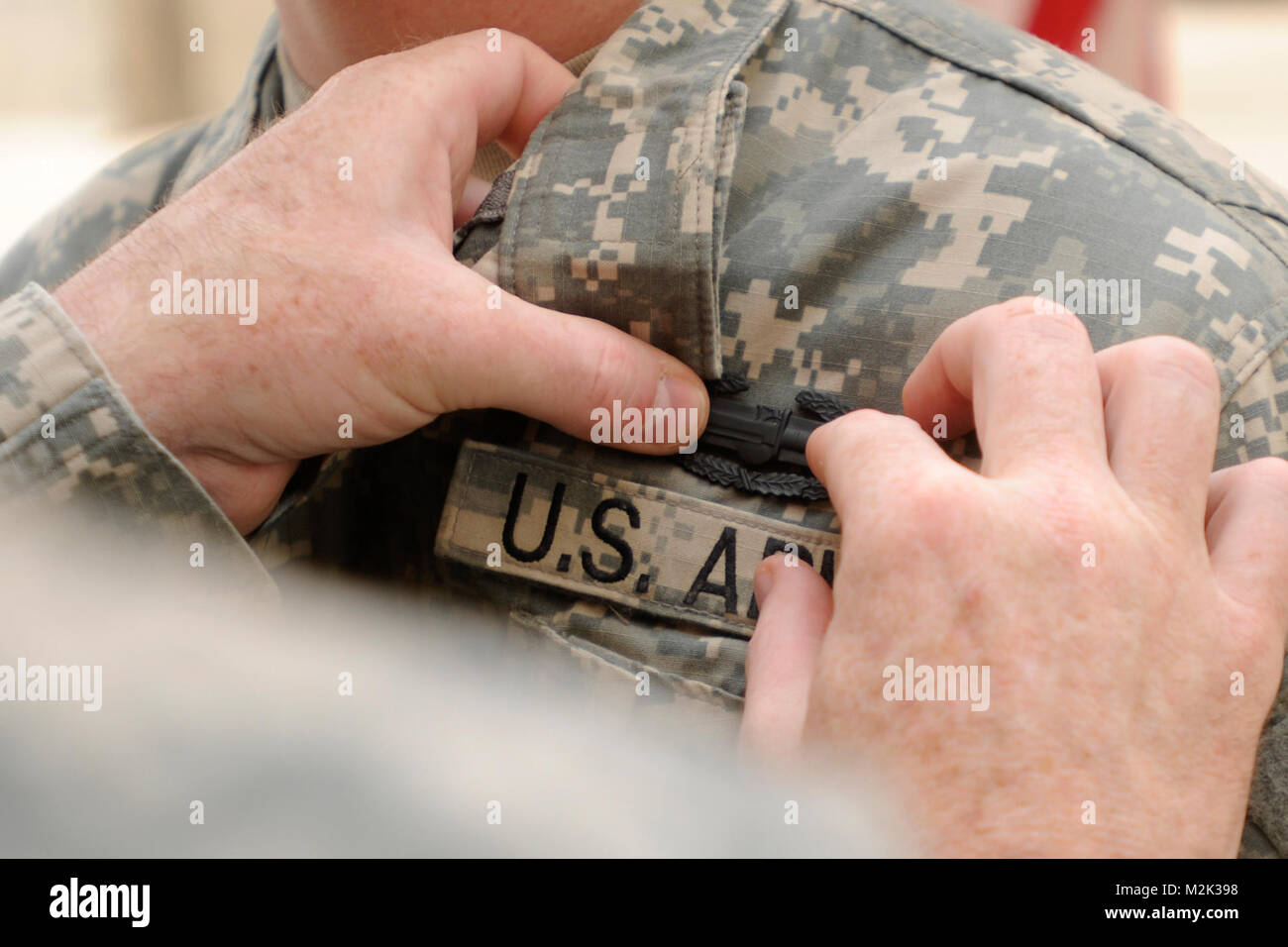 Pinning by 1st Armored Division and Fort Bliss Stock Photo - Alamy