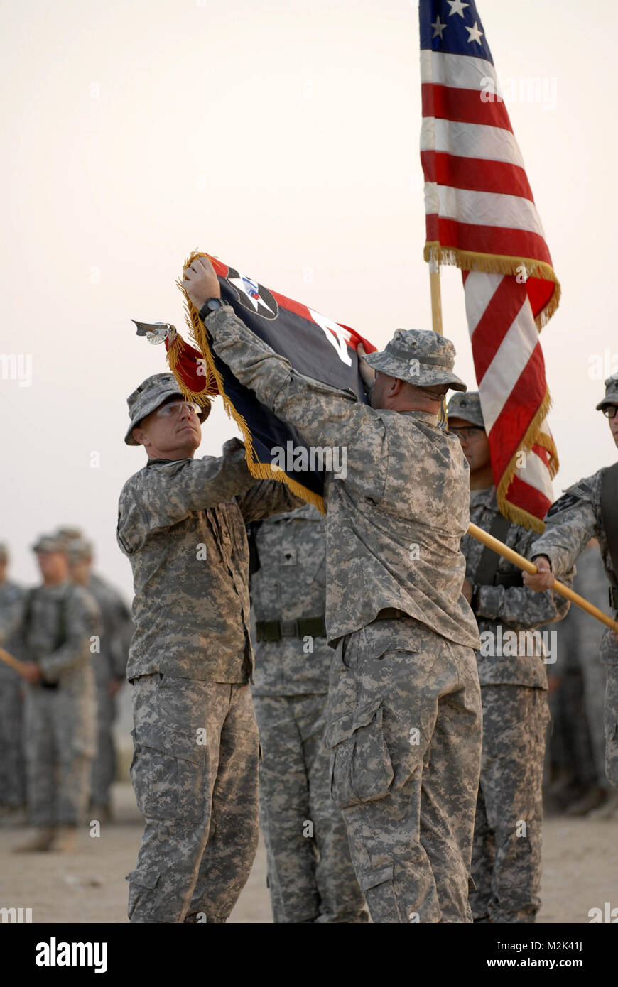 Last combat brigade holds casing ceremony by 1st Armored Division and ...