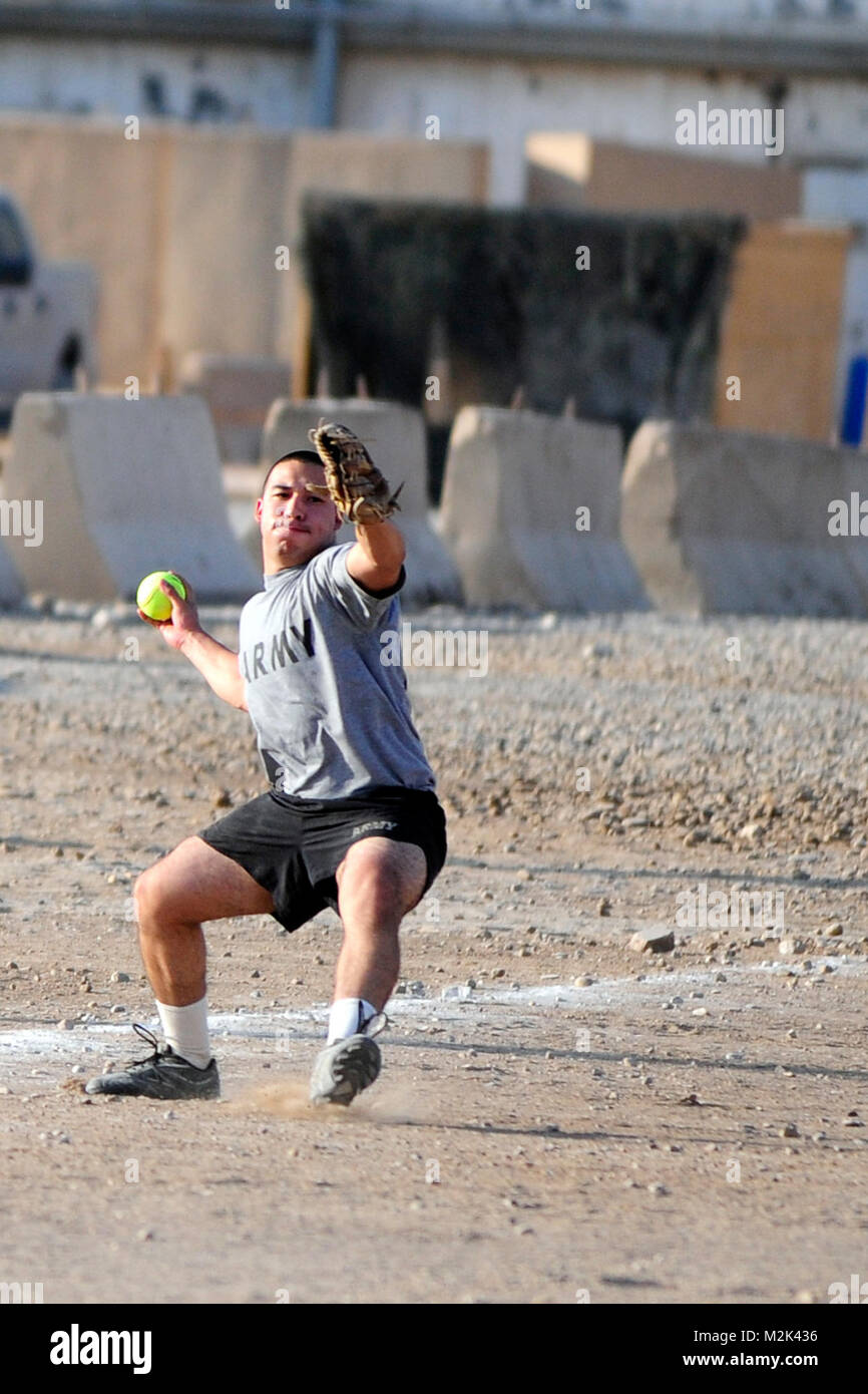 Bombers throw a ball by 1st Armored Division and Fort Bliss Stock Photo ...