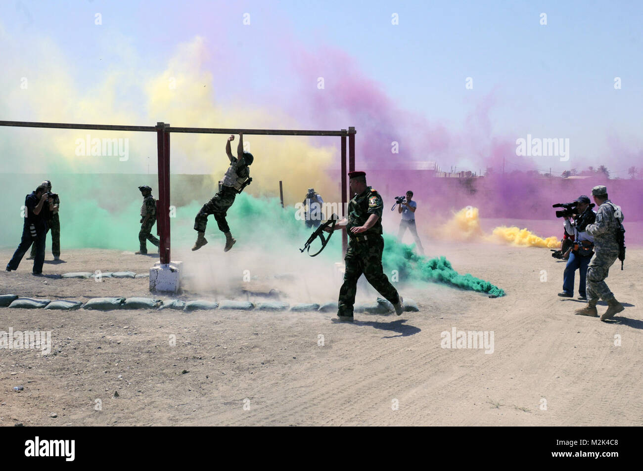 Obstacle course by 1st Armored Division and Fort Bliss Stock Photo - Alamy
