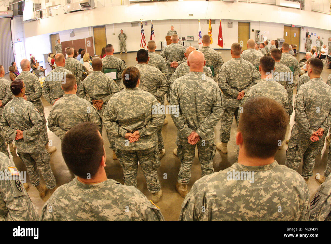 1st Squadron, 108th Cavalry at parade rest by Georgia National Guard ...