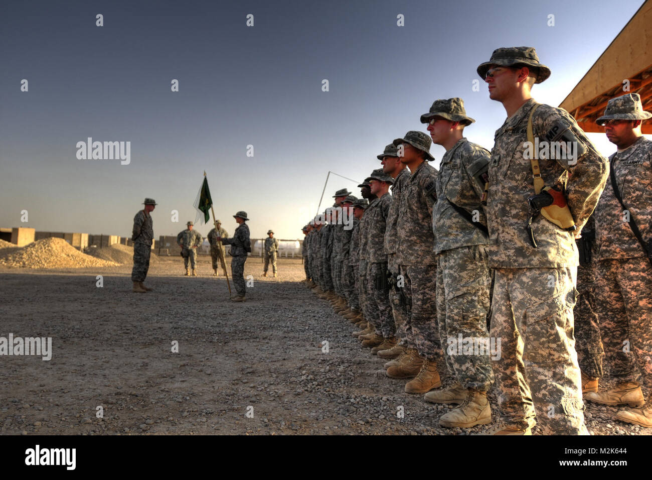 Waiting to receive patches by 1st Armored Division and Fort Bliss Stock ...