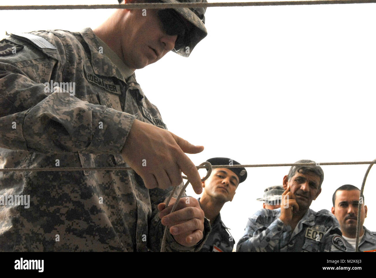 Teaching police by 1st Armored Division and Fort Bliss Stock Photo - Alamy