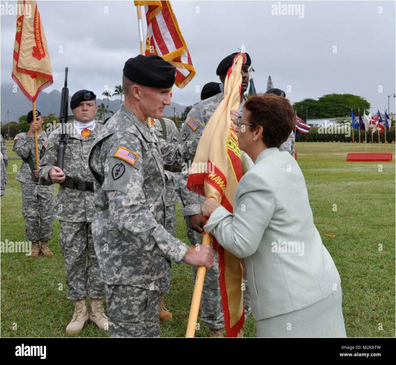 Change of Command June 2010 by Army IMCOM-Pacific Stock Photo - Alamy