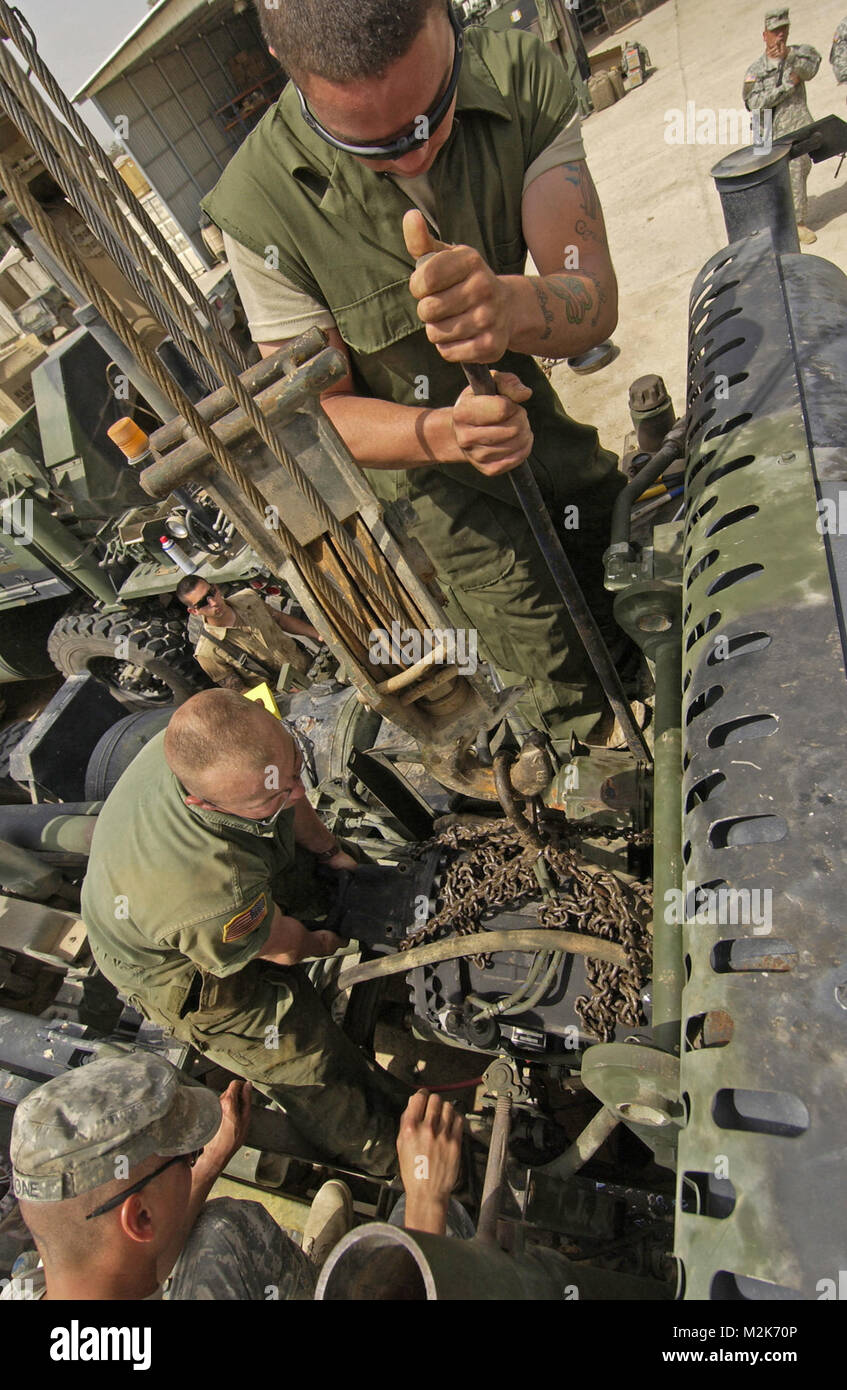 U.S. Army members with Brigade Support Battalion, 172nd. Infantry ...