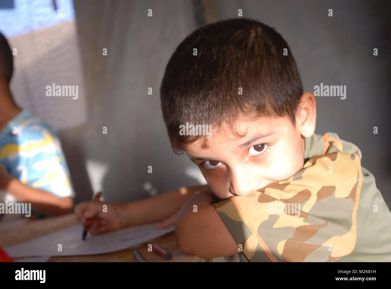 Taking a break from coloring by 1st Armored Division and Fort Bliss ...