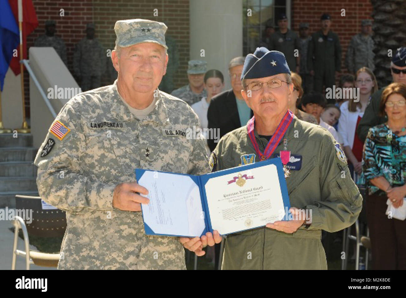 Maj. Gen. Bennett C. Landreneau, adjutant general of the Louisiana ...