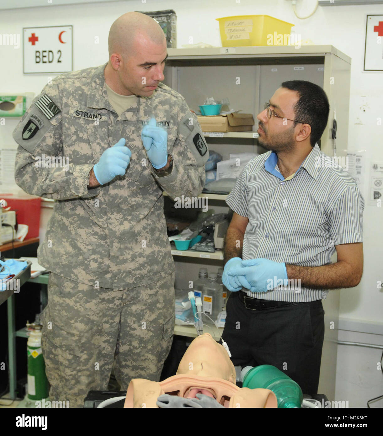 Speaking to an Iraqi Doctor by 1st Armored Division and Fort Bliss ...