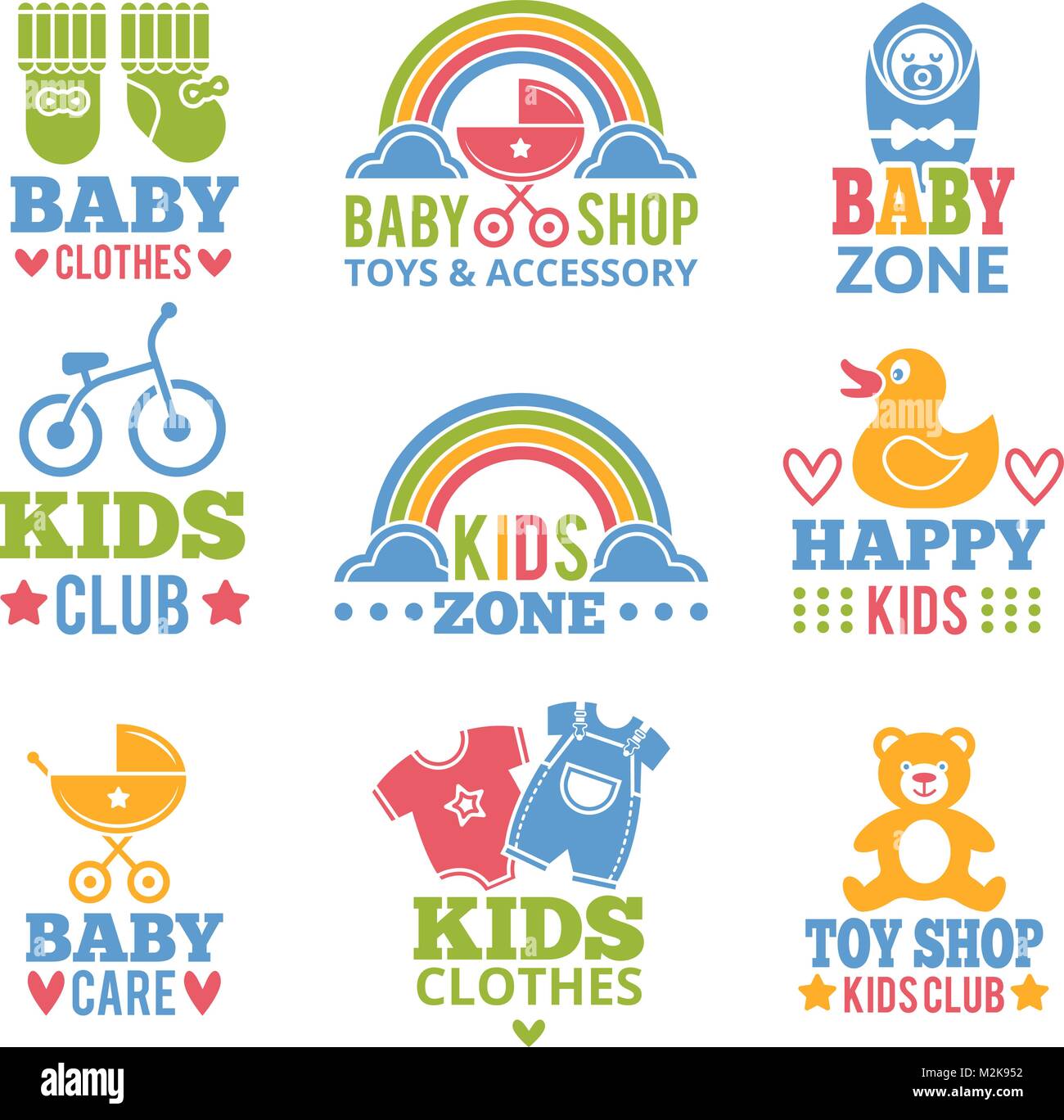 Logo for babies Stock Vector Image & Art - Alamy