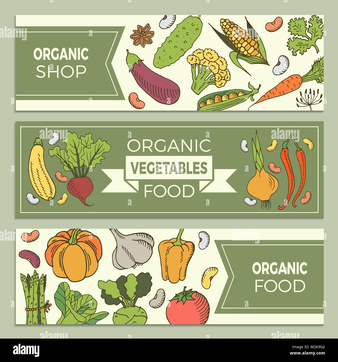 Vegetable poster Stock Vector Images - Alamy