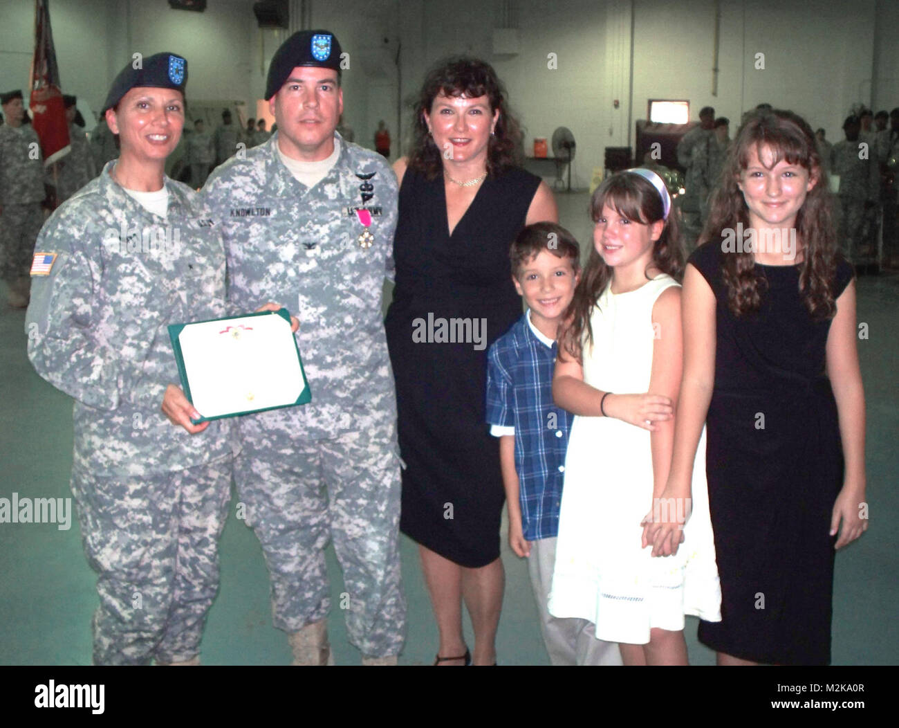 General Britt and the Knowlton Family by Georgia National Guard Stock ...