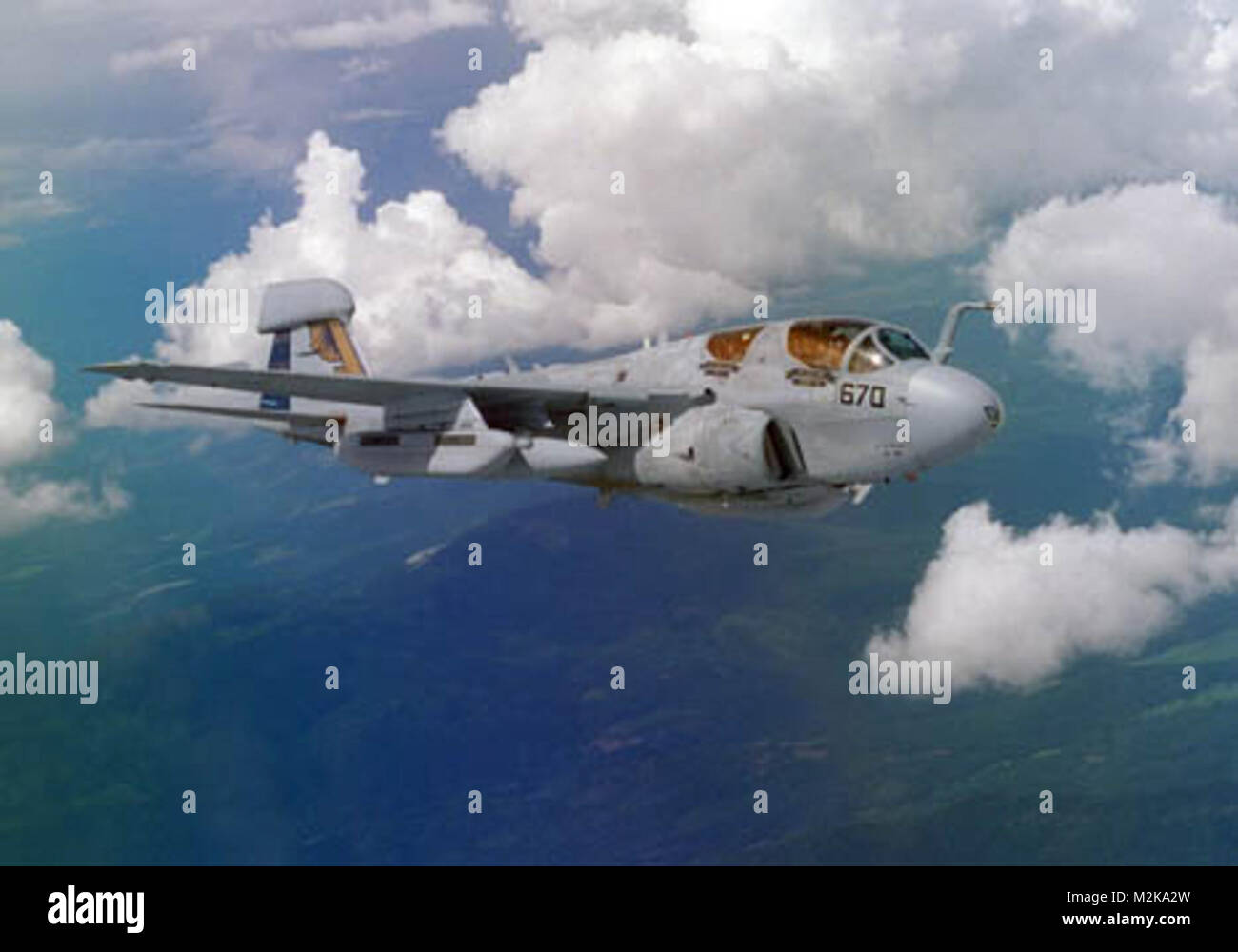 An EA6B Prowler from Tactical Electronic Warfare Squadron ONE TWO EIGHT ...