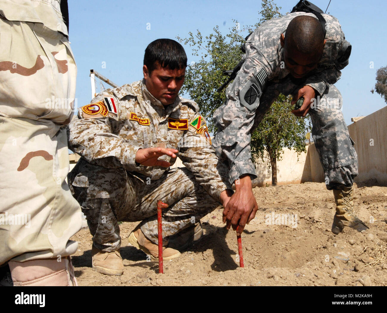 How to place stakes by 1st Armored Division and Fort Bliss Stock Photo ...