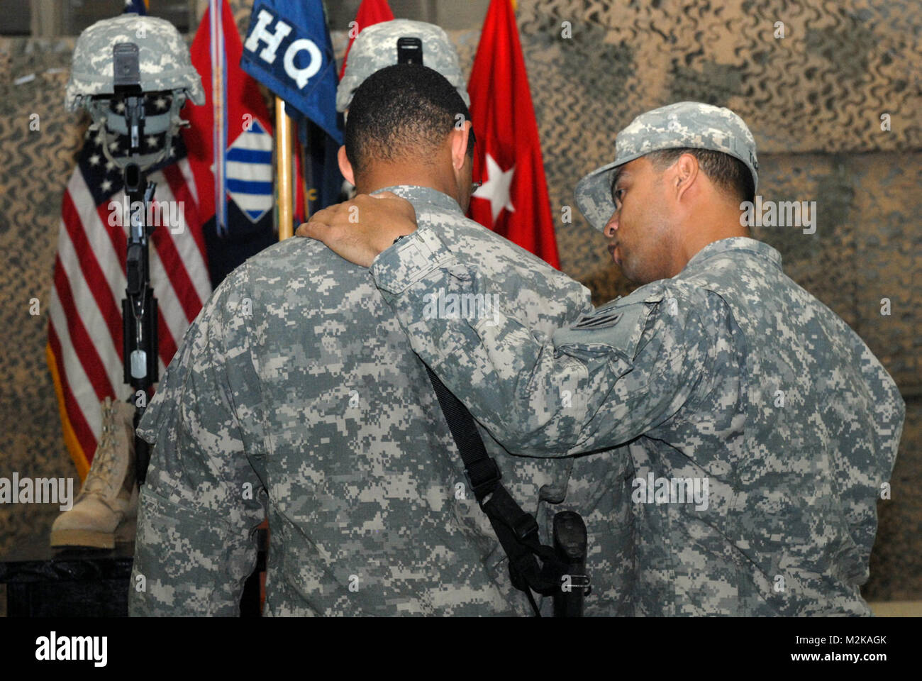Comforting Spc. Shawnell by 1st Armored Division and Fort Bliss Stock ...
