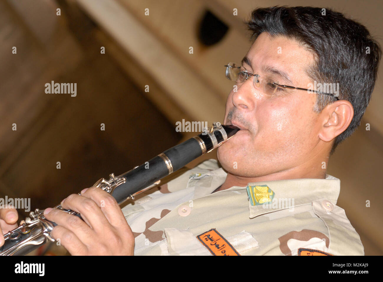 Playing a new clarinet by 1st Armored Division and Fort Bliss Stock ...