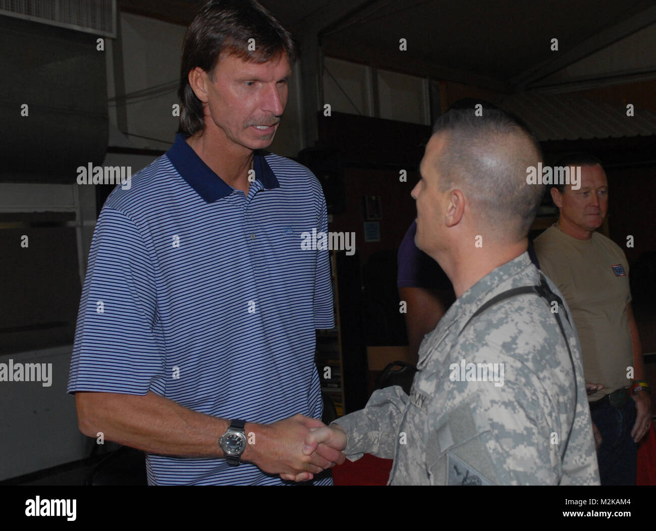 Meeting with pitcher Randy Johnson by 1st Armored Division and Fort ...
