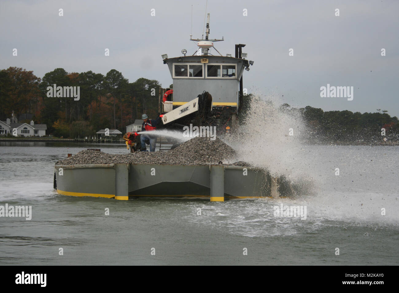 Contractors working for the U.S. Army Corps of Engineers, Norfolk ...