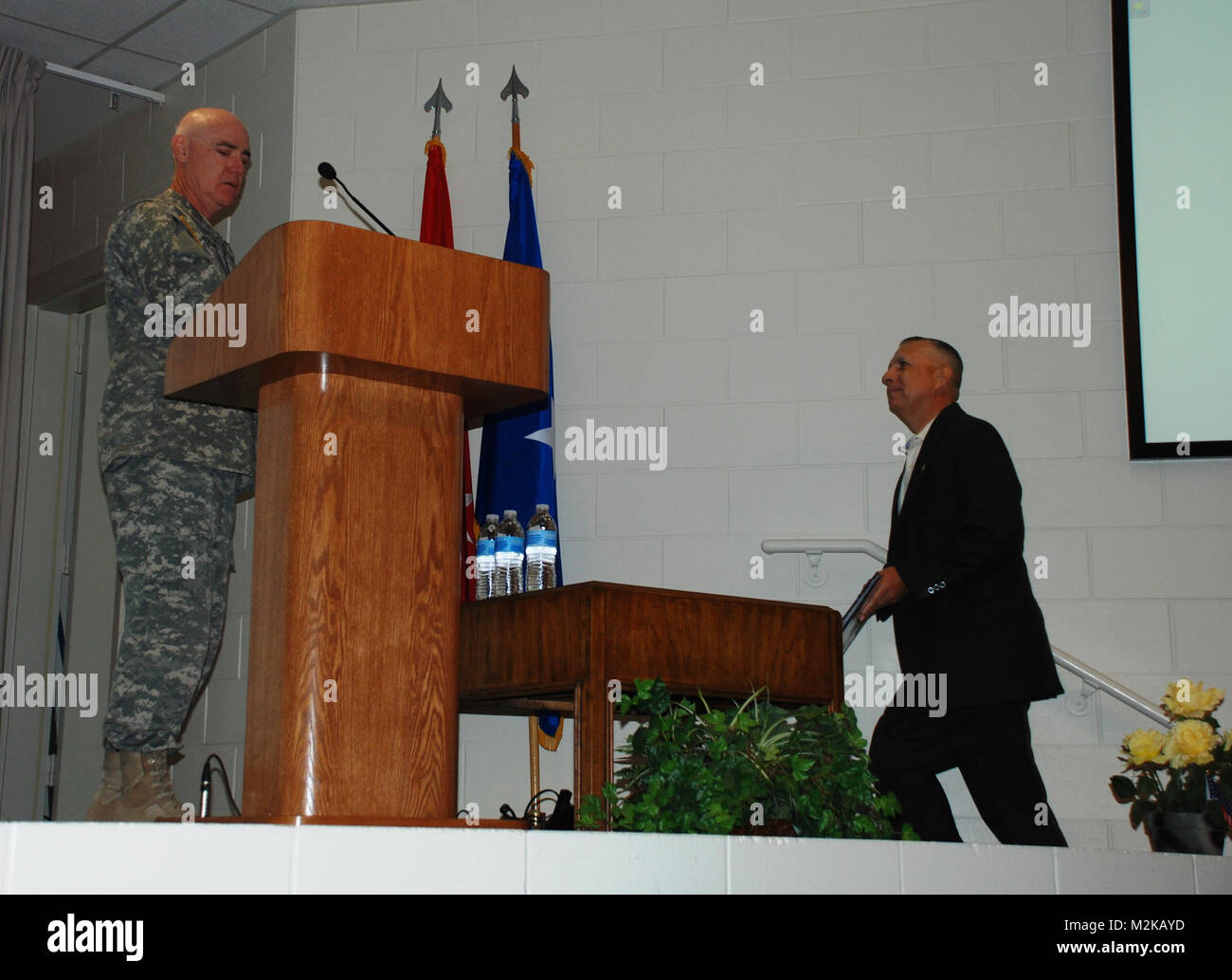 Walking to the podium hi-res stock photography and images - Alamy