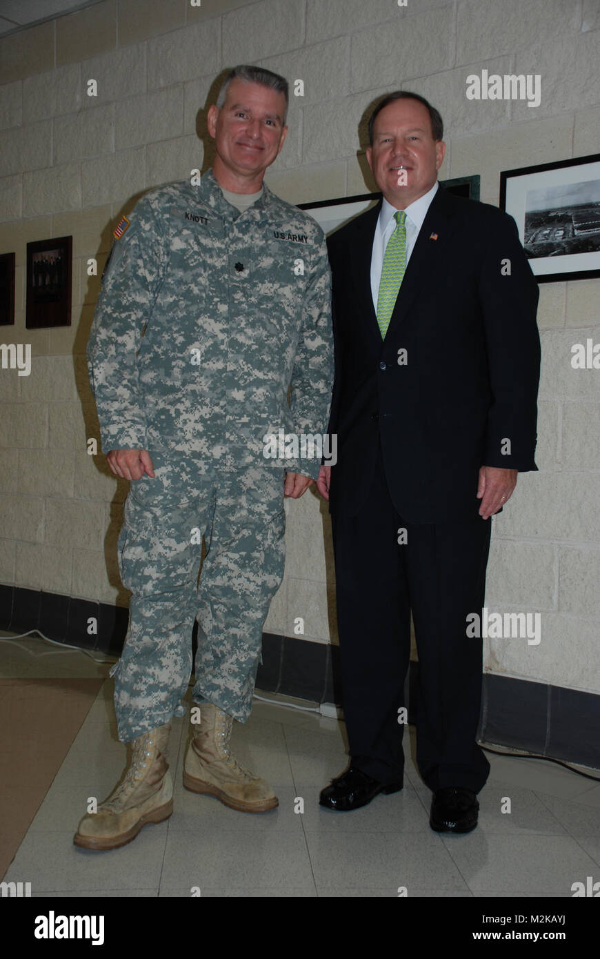 (L to R) LTC Joe Knott and Mr. Tad Davis by Texas Military Department ...