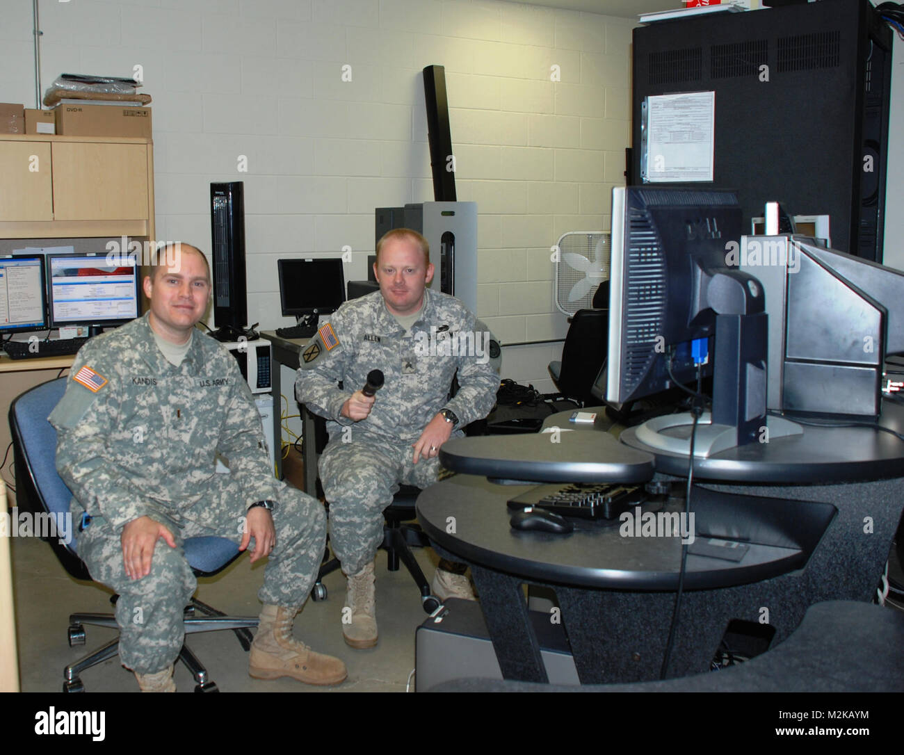 (L to R) 2LT John M. Kandis Jr. and SGT Luke J. Allen Technical Support ...