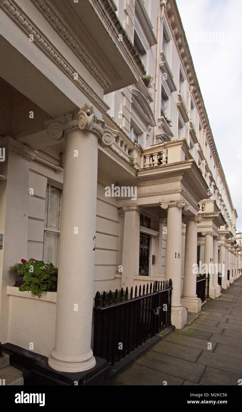 Thomas Cubitt Stucco Houses, St Georges Square, Pimlico, London ...