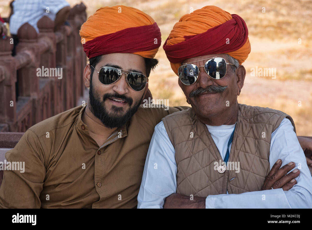 The colourful turbans of Rajasthan, India Stock Photo - Alamy