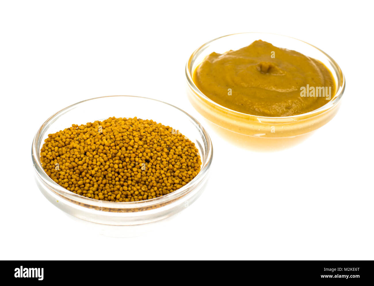 Spicy mustard in seeds and sauce Stock Photo - Alamy