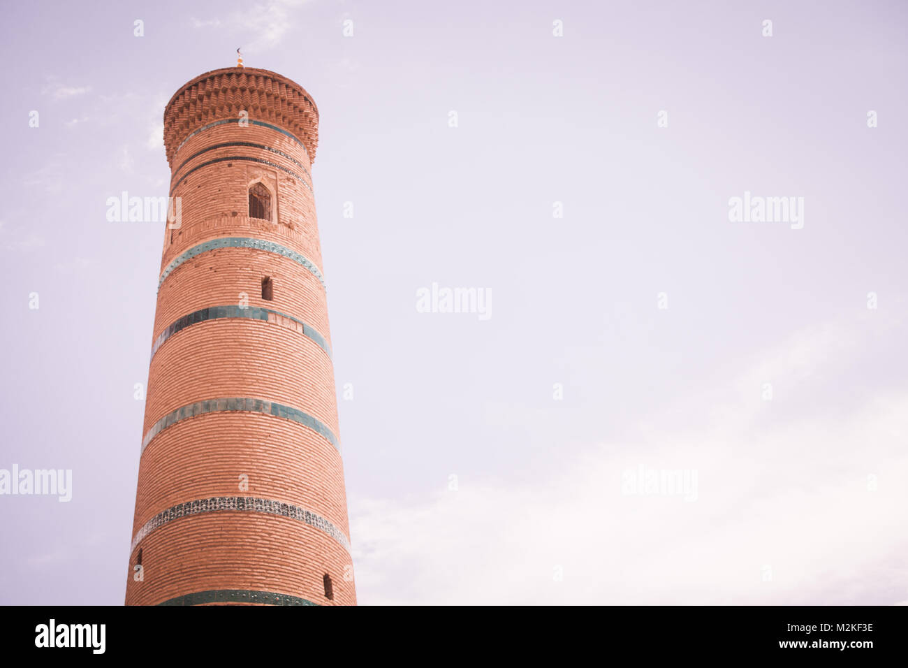 Djuma Mosque Minaret in Khiva, Uzbekistan Stock Photo - Alamy