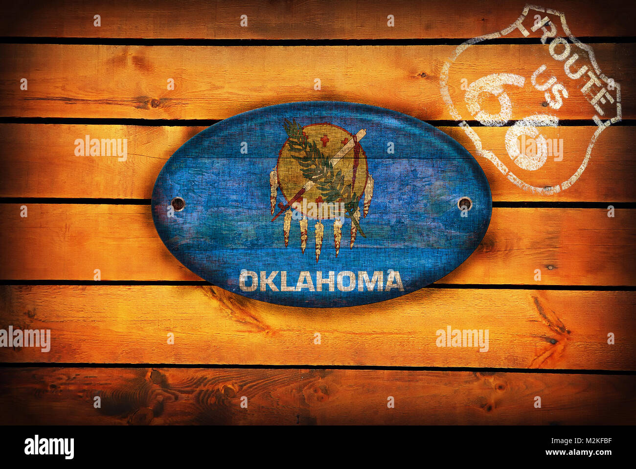 Oklahoma flag hi-res stock photography and images - Alamy