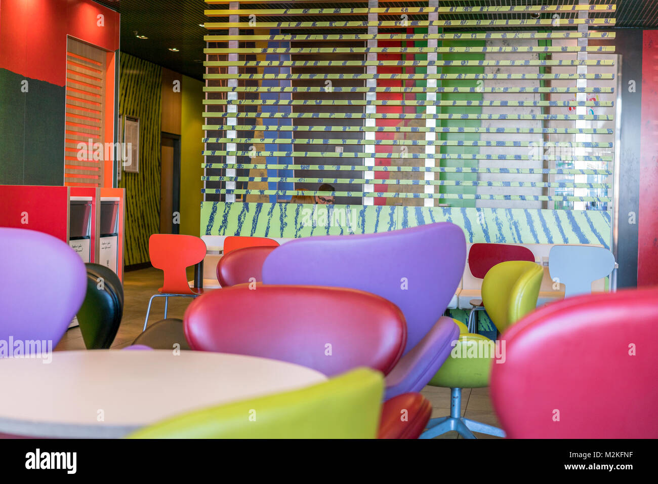 Colorful cafeteria greece hi-res stock photography and images - Alamy