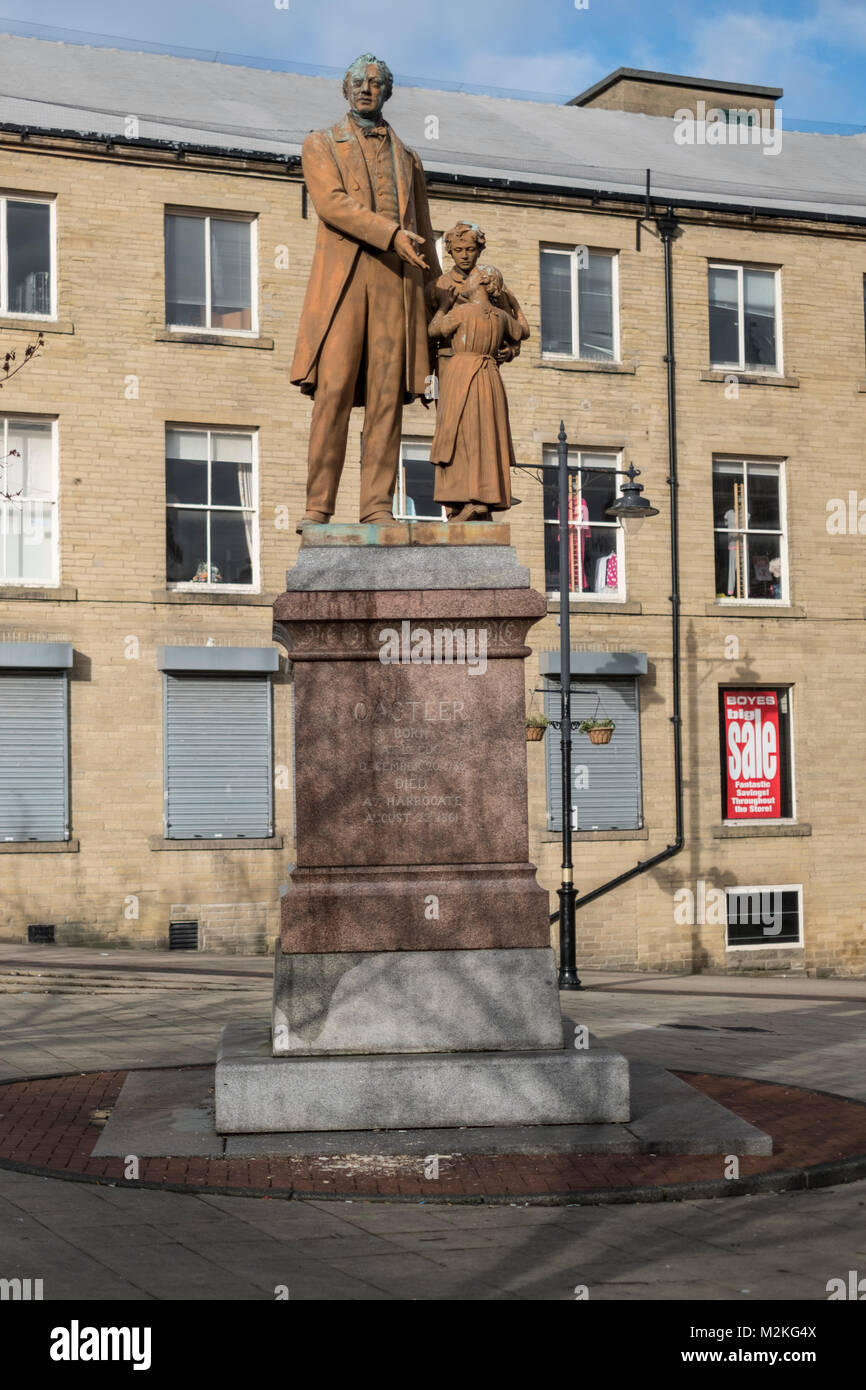 Statue of Richard Oastler, Northgate, Bradford Stock Photo - Alamy