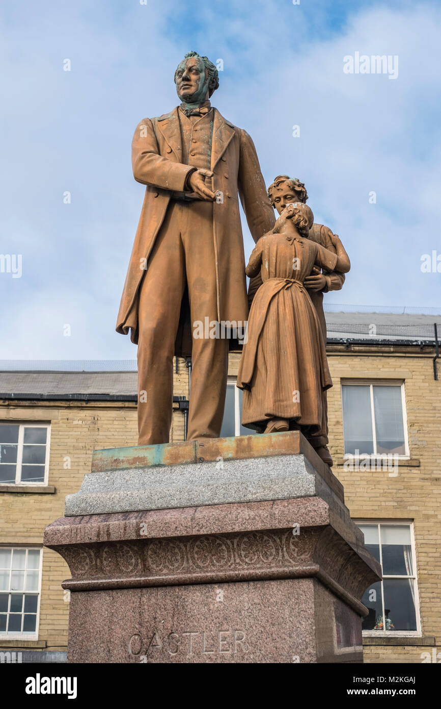 Statue of Richard Oastler, Northgate, Bradford Stock Photo - Alamy