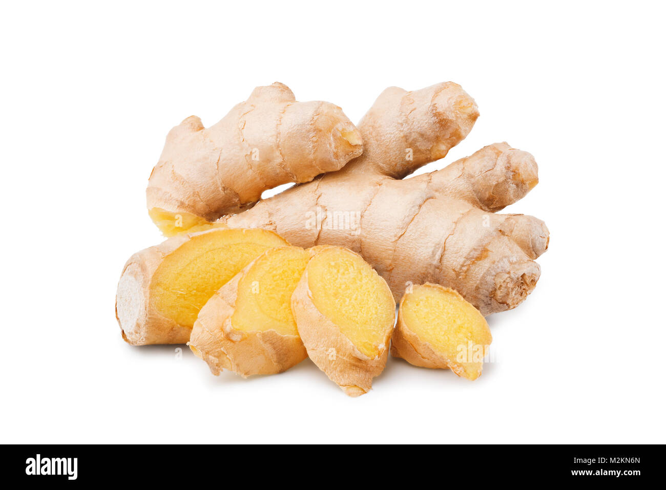 Natural ginger root on Cut Out Stock Images & Pictures - Alamy