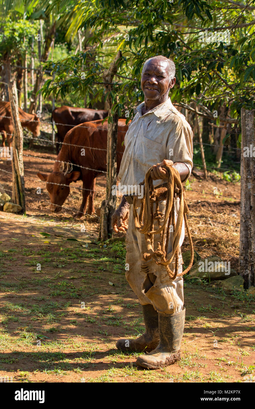 brother "D" Jamaican third age cowboy, Manchester parish, Jamaica,West ...